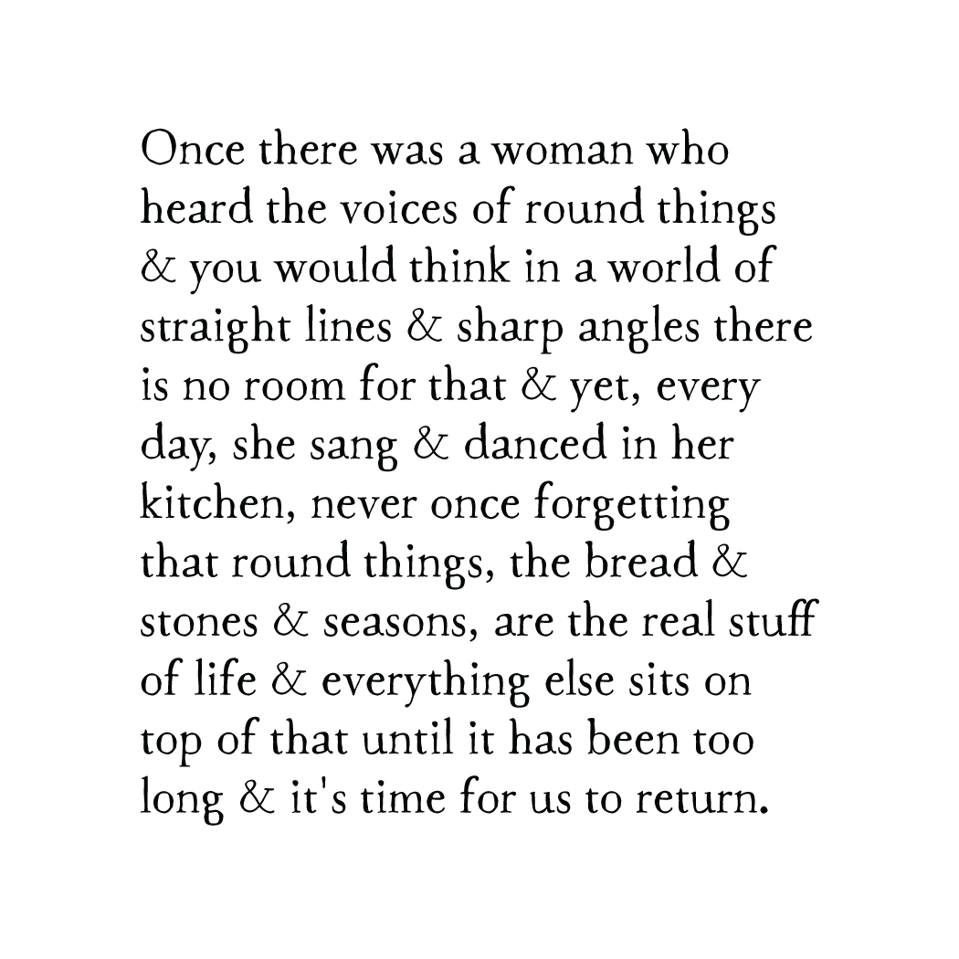 greeting card: bird & brush round things – flying edna